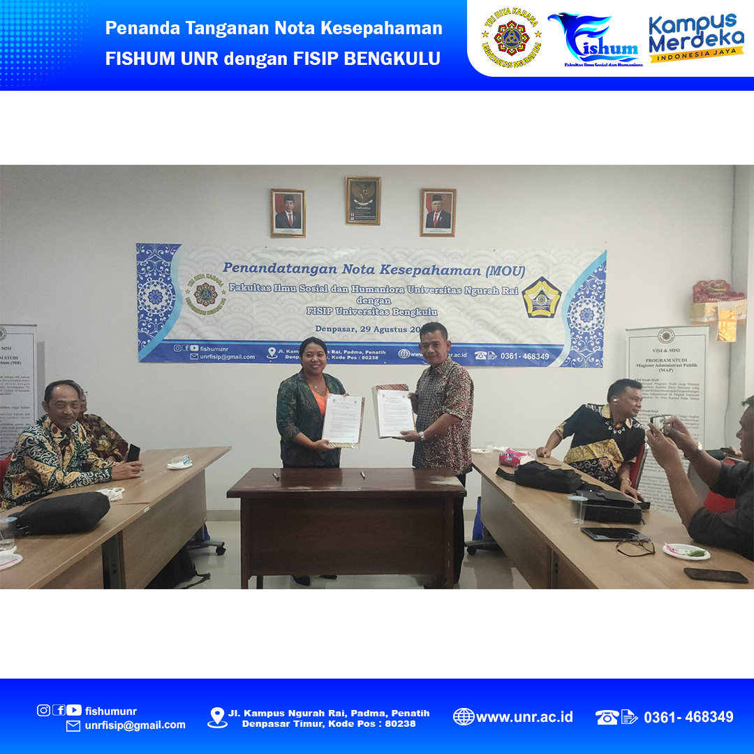 Penanda Tanganan Nota Kesepahamam (MOU) Fakultas Ilmu Sosial dan ... Penanda Tanganan Nota Kesepahamam (MOU) Fakultas Ilmu Sosial dan ...